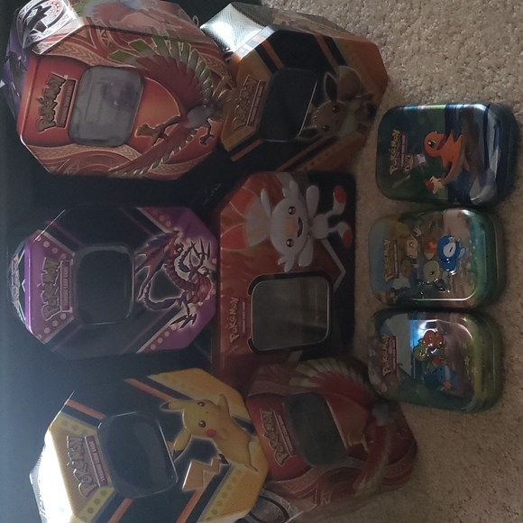 Pokemon | Toys | Pokemon Empty Tins | Poshmark